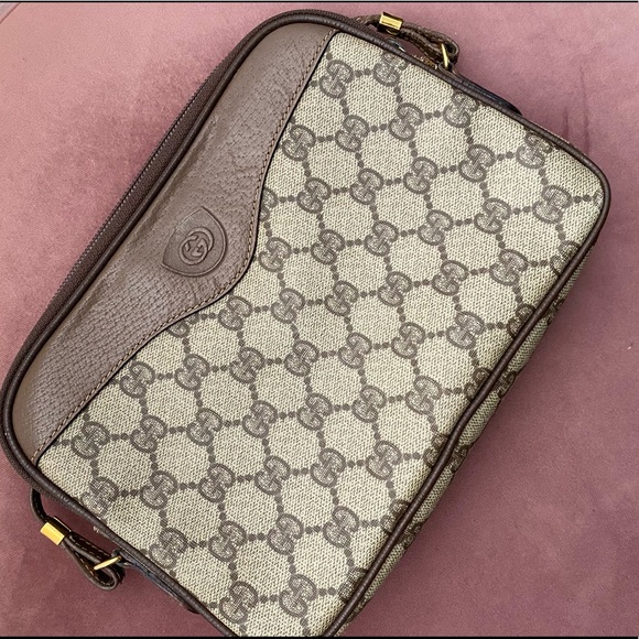 Gucci | Bags | Authentic Gucci Vintage Gg Mono Canvas Shoulder | Poshmark